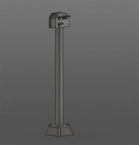 blocking signal high db sperrsignal hoch 3d model 3d printable cgtrader