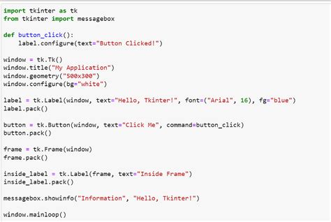 getting started with tkinter constructing a basic gui program by