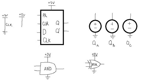 Solved Create A Bit Up Counter D Flip Flop Diagram With Chegg Com