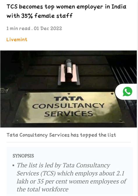 Sawan Chouksey On Linkedin Proudtobetcs Employeefirst Females