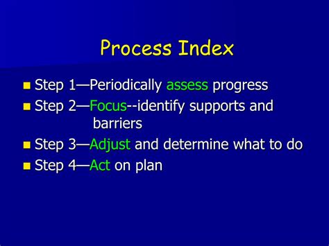 PPT Process Evaluation And Your HSIP Summary Process Index PowerPoint Presentation ID 3546411