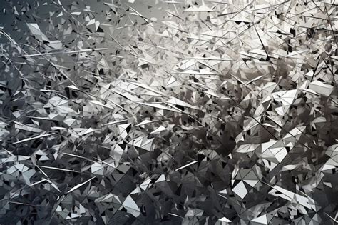 Premium Photo Abstract Of Chaotic Low Poly Structure Futuristic Background