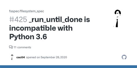 Run Until Done Is Incompatible With Python Issue Fsspec