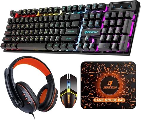 Jertech 4 In 1 Gaming Kit Including Rgb Keyboard Mouse Headset And Mouse For Pc Buy Online At Jertech 4 In 1 Gaming Kit Including Rgb Keyboard Mouse Headset And Mouse For Pc Buy Online At