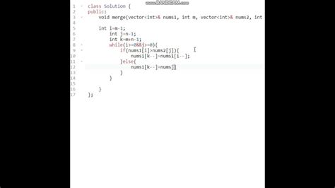 Leetcode Problem 88 Merge Sorted Arrays Time Complexityomn