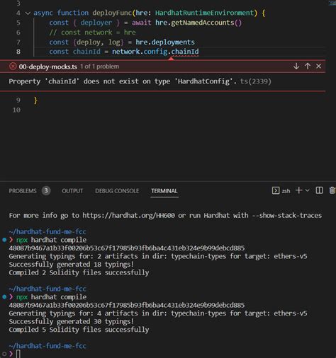 False Errors Detected In Vs Code Typescript · Smartcontractkit Full