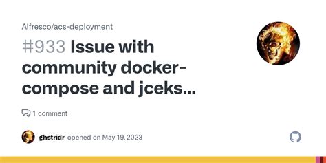 issue with community docker compose and jceks keystore · issue 933