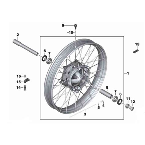 Rodamiento Rueda Delantera Bmw F750gsf800gsf850gsadvf900gsadv
