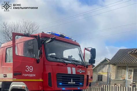 На Хмельниччині пожежні швидко ліквідували пожежу в будинку але