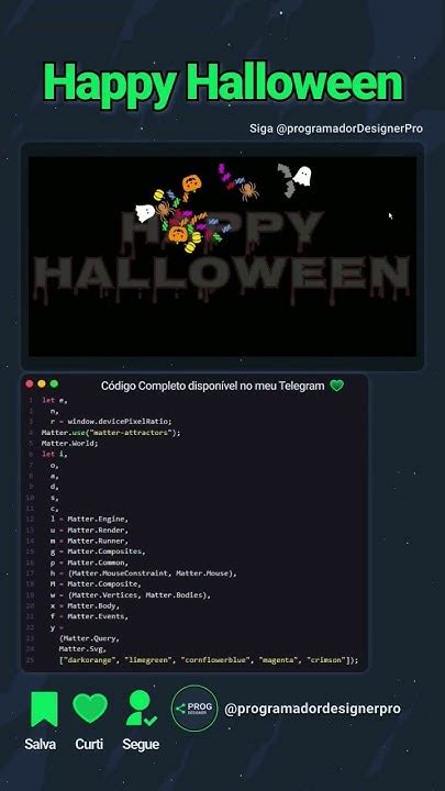 Halloween Frontend Programacao Css Html Javascript Youtube