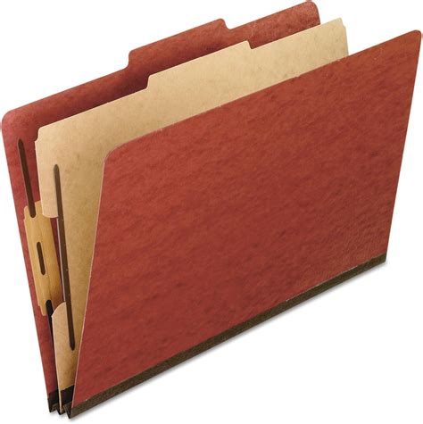 Classification Folders 1 Divider Letter 10 Bx Brick Rd