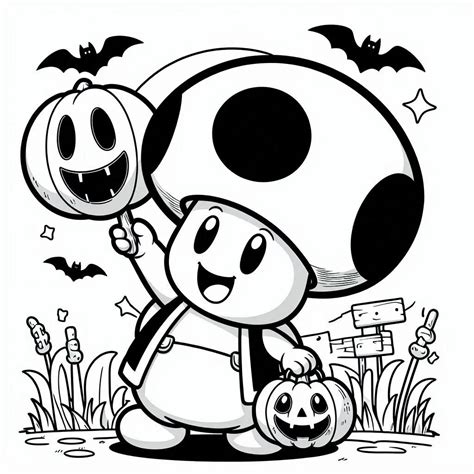 43 Toad Coloring Pages To Print A Mushroom Adventure