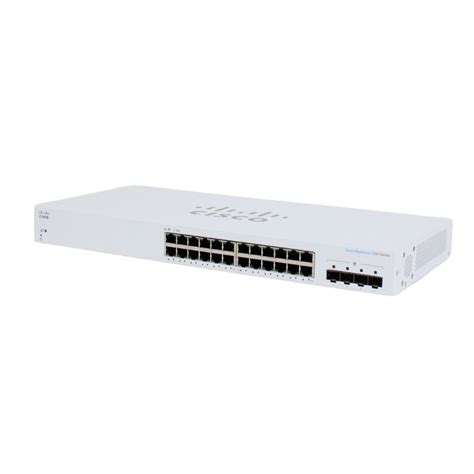 Cisco Cbs220 24t 4g 24 Port Gigabit Managed Network Switch Na Refresh