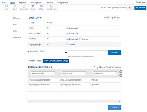 Username And Password Authentication Questionpro Help Document