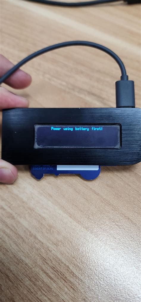 Cannot Turn On Rmooltipass