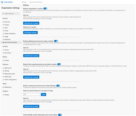 Setting Up Aad Policies In Azure Devops Azure Devops Blog