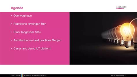 Iot Overview Best Practices And Lessons Learned By Conclusion Conenct Ppt