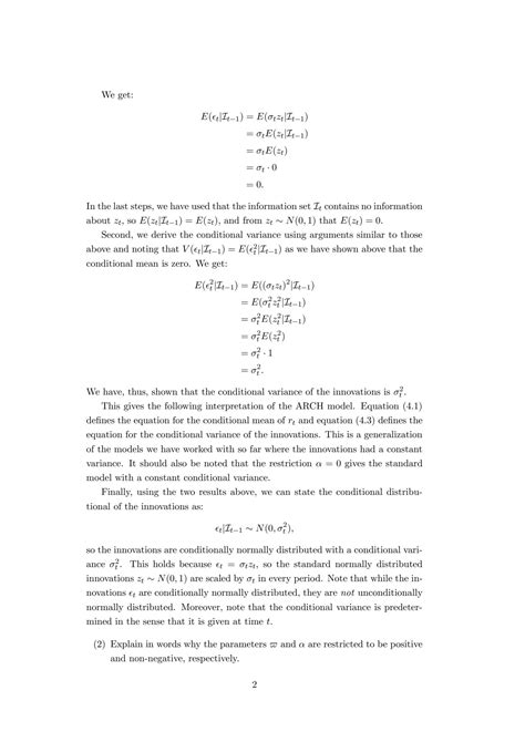 SOLUTION Theoretical Exercises 4 Solution Guide Studypool