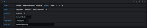 Energy Power In Grafana And Influxdb Configuration Home Assistant Community