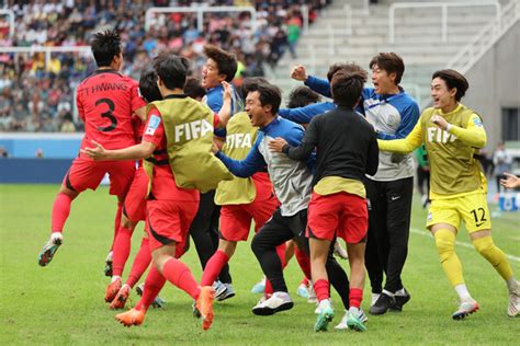 U 20 월드컵 한국 나이지리아 1 0 제압 두대회 연속 4강 진출 성공