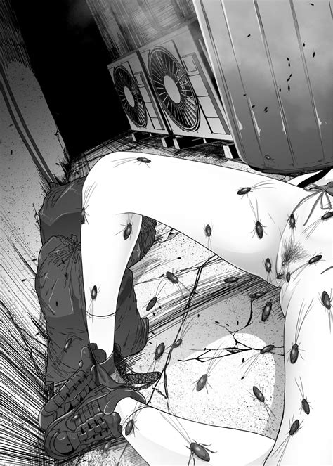 Rule 34 1girls Alley Alleyway Amano Teru1019 Cockroach Insectophilia Insects Insects All Over