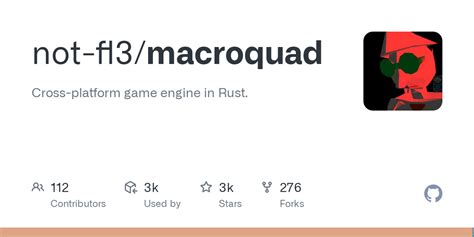 Github Not Fl3macroquad Cross Platform Game Engine In Rust