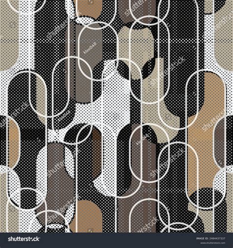 Seamless Pattern Abstract Geometric Shapes Stock Vector Royalty Free 2484437337 Shutterstock