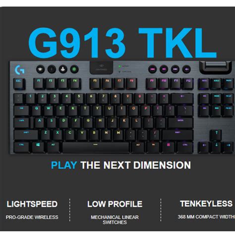 Bàn Phím Logitech G913 Tkl Lightspeed Wireless Bluetooth