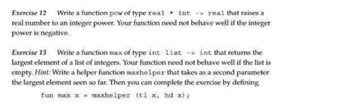 Solved Exercise 4 Write A Function Min3 Of Type Int Int