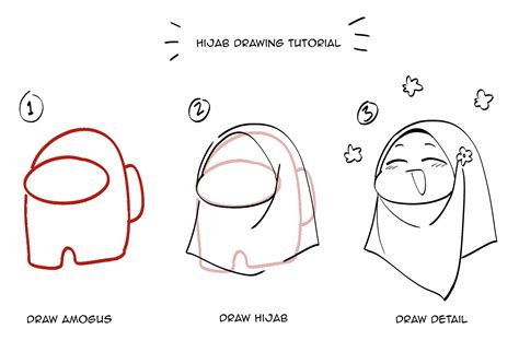How To Draw Hijab Girl Step By Step