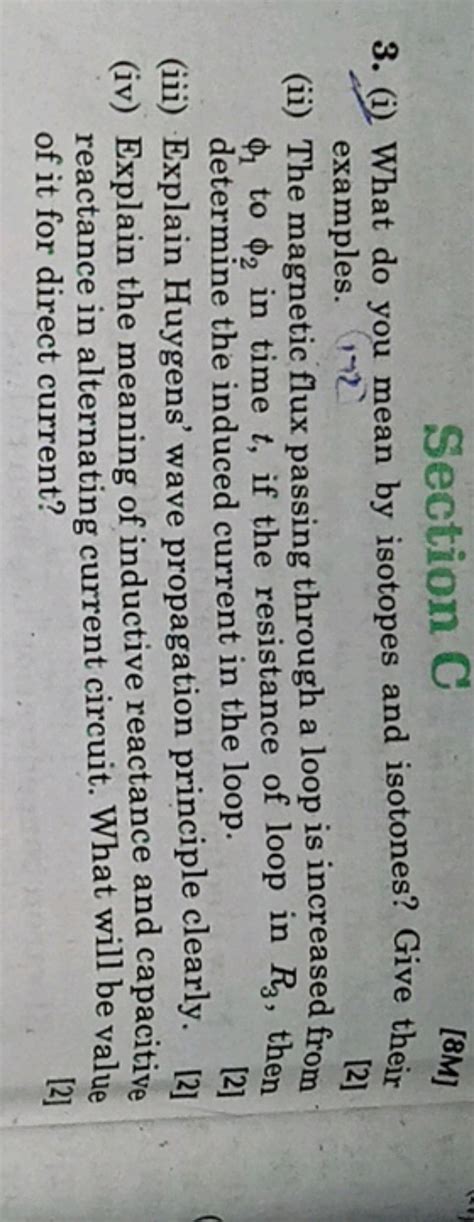 3 I What Do You Mean By Isotopes And Isotones Give Their Examples 1¬