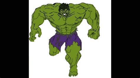 วาดรูป การ์ตูน เดอะ ฮัค How To Draw The Hulk Youtube