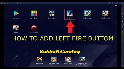 How To Add Left Fire Button In Bluestacks How To Add Left Click On Bluestacks Youtube