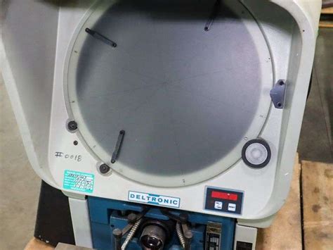 Deltronic Optical Comparator With Deltronic Mpc 5 2 Axis Dro Roller Auctions