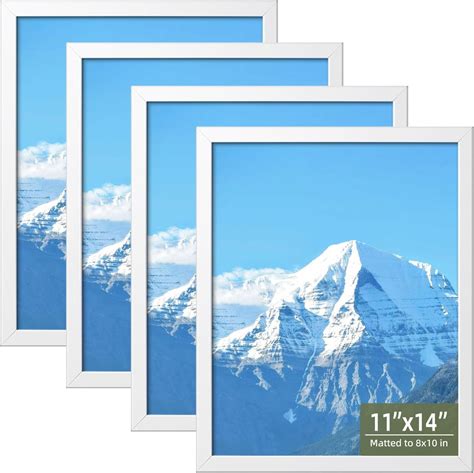 8x10 Picture Frame Set Of 6 8x10 White Picture Frame Display Pictures