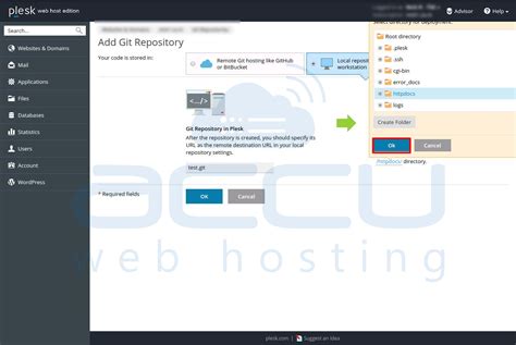 How To Set Up A Git Repository With Plesk Accuwebhosting