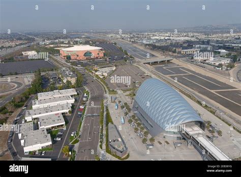 An Aerial View Of The Anaheim Regional Transportation Intermodal Center