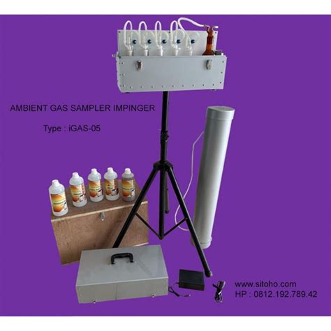 Air Sampler Impinger Ambient Gas Sampler Impinger