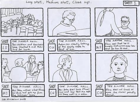 Basic Simple Storyboard Sample HQ Printable Documents