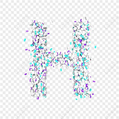 영어 편지 H 큐브 복제 텍스트 Png 일러스트 무료 다운로드 Lovepik