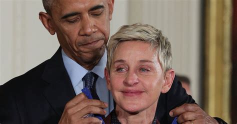 Ellen Degeneres Honoured By Barack Obama For Lgbt ‘courage Celebrates