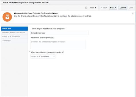 Bind Query Parameter In Database Adapter In Oracle Integration Cloud Service Techsupper