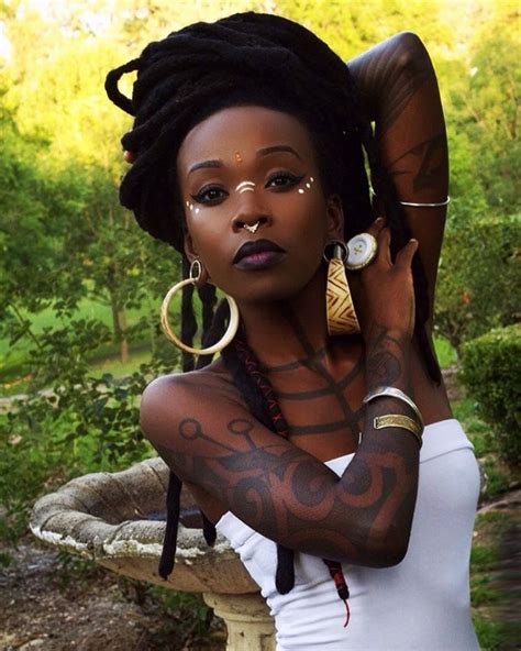 African Tribal Makeup African Beauty African Women Black Girl Art