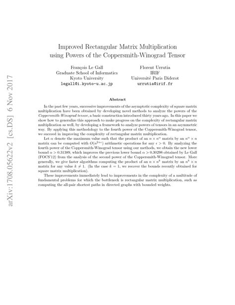 Improved Rectangular Matrix Multiplication Using Powers Of The