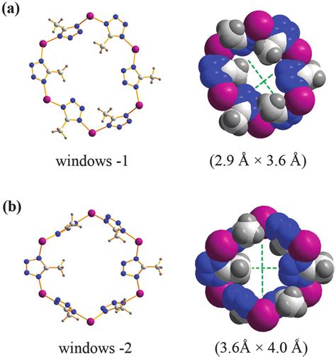 The Ball And Stick Model Left And The Space Filling Model Right Download Scientific Diagram