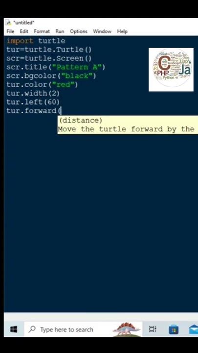 Python Graphic A Using Turtle Pattern Printing Using Python Turtle Free Source Code