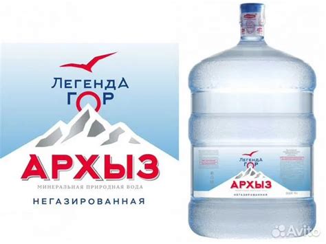 Вода Легенда гор Архыз 19 л (2 шт по 19л) (с обменом на оборотную тару ...