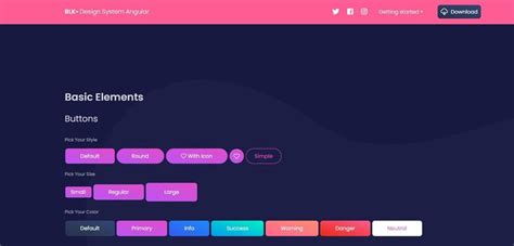 Blk Design System Angular Free Template
