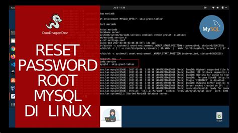 Cara Mudah Reset Root Password Mysql Di Linux Ubuntu 2004 Youtube