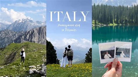 🇮🇹이탈리아 신혼여행 브이로그 Ep1 돌로미티 알프스 돌로미티에서 렌트하기 아우론조 호수 트레치메 오르티세이 세체다